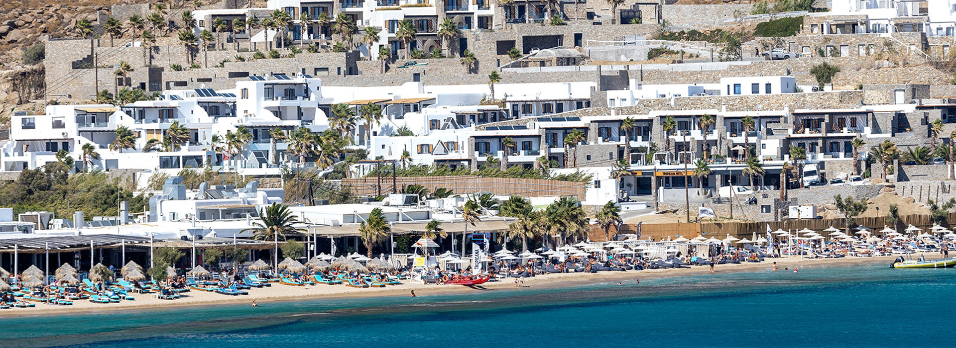 Tropicana Hotel Mykonos- Book your room online, Paradise Beach